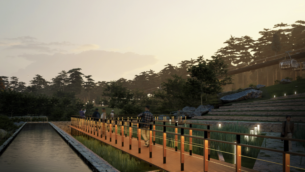 Caldera Cable Car Station, Proyek Final Mahasiswa Universitas Parahyangan